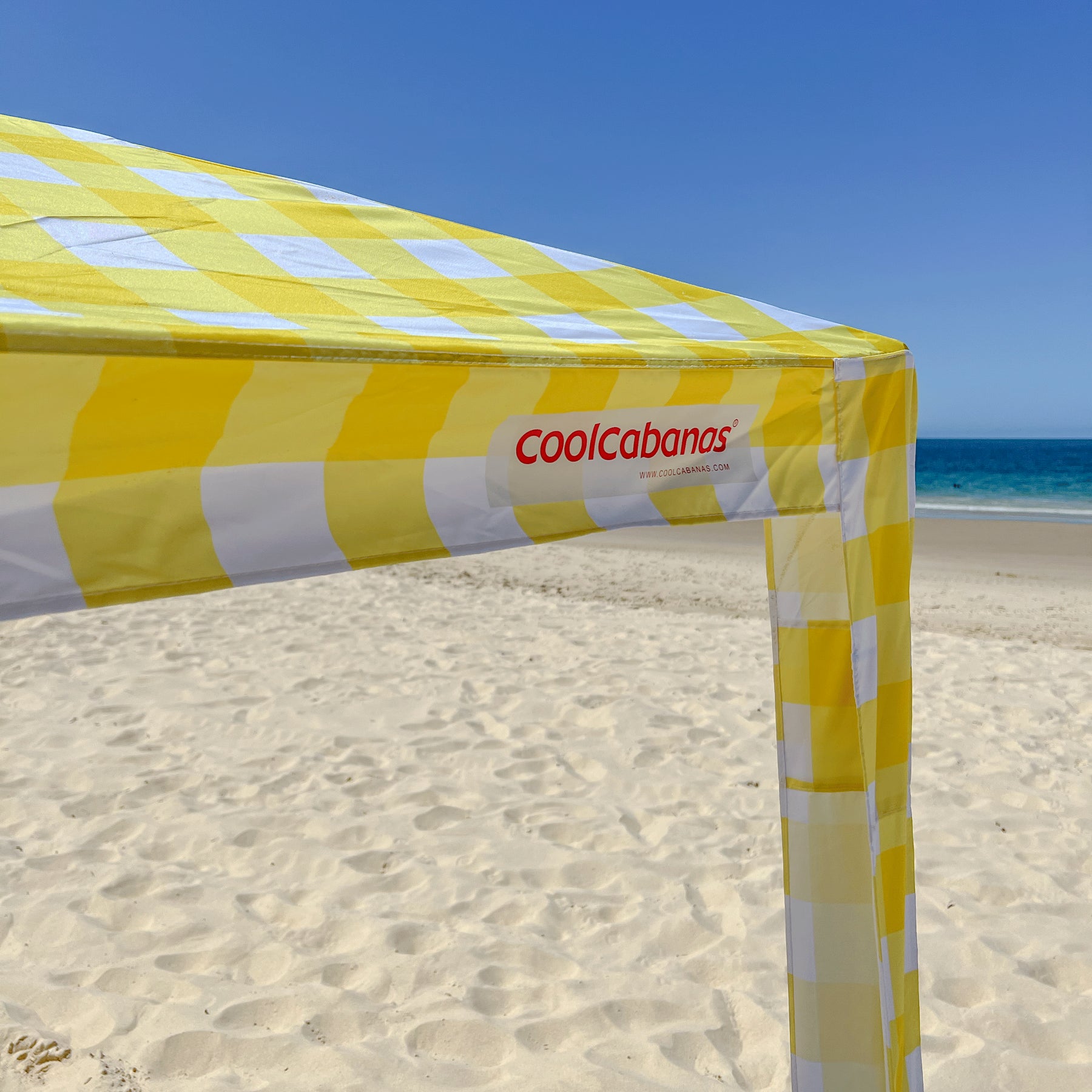 CoolCabana - The World's Best Beach Shelter 8' x 8' and 6' x 6' | UPF ...